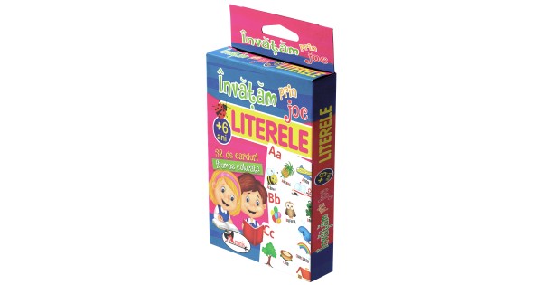 Invatam prin joc LITERELE. Carti de joc educative