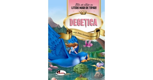 Degetica - Stiu sa citesc cu litere mari de tipar!